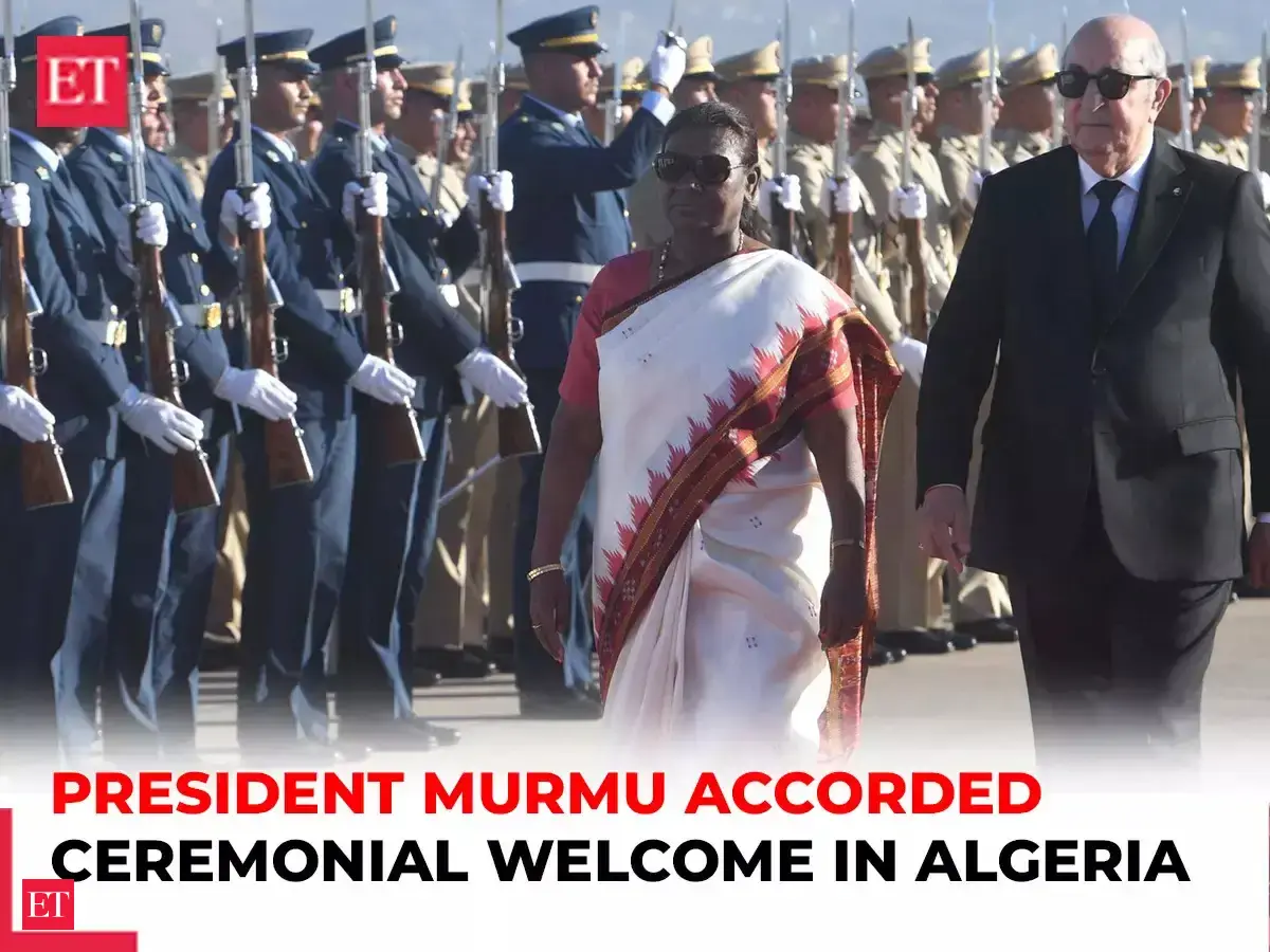 President Murmu in Algeria receives Guard of Honour, highlights India’s ...