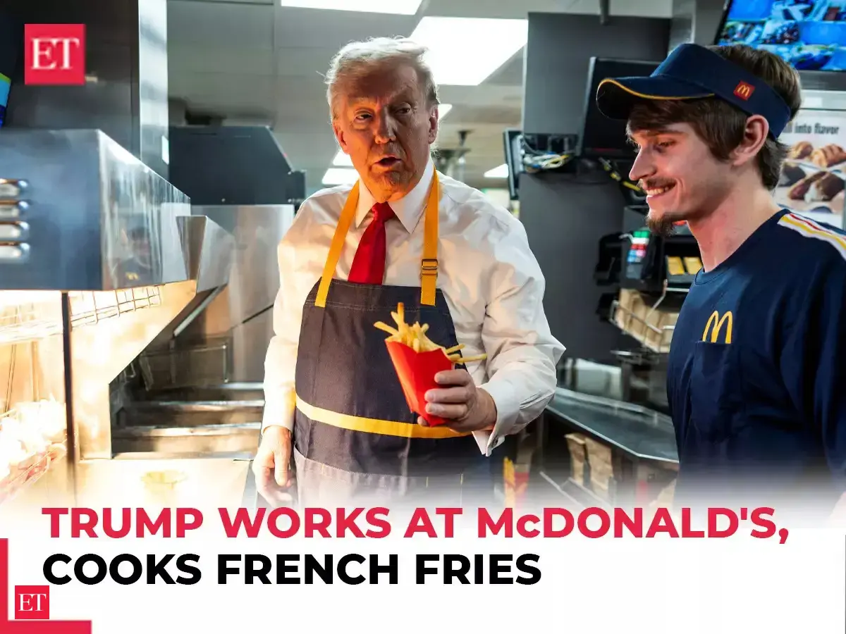 Trump works at McDonald's, makes french fries: 'I've now worked for 15 ...