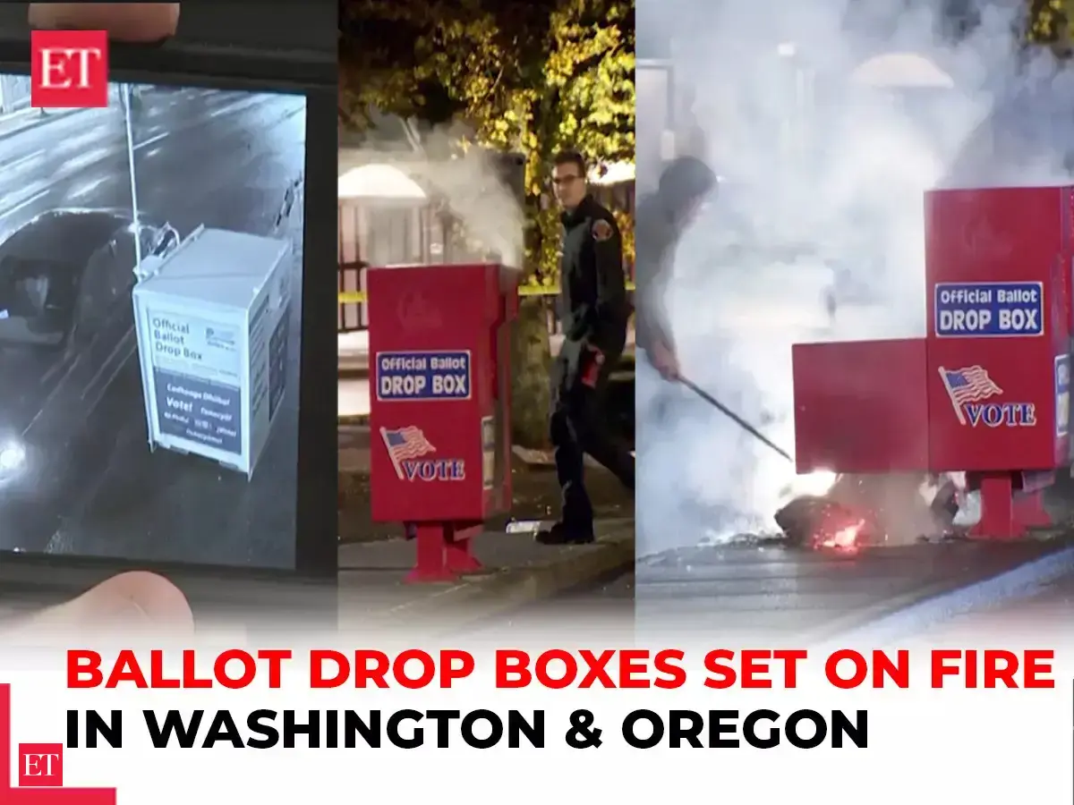 Hundreds of ballots destroyed as incendiary devices set fire to drop ...