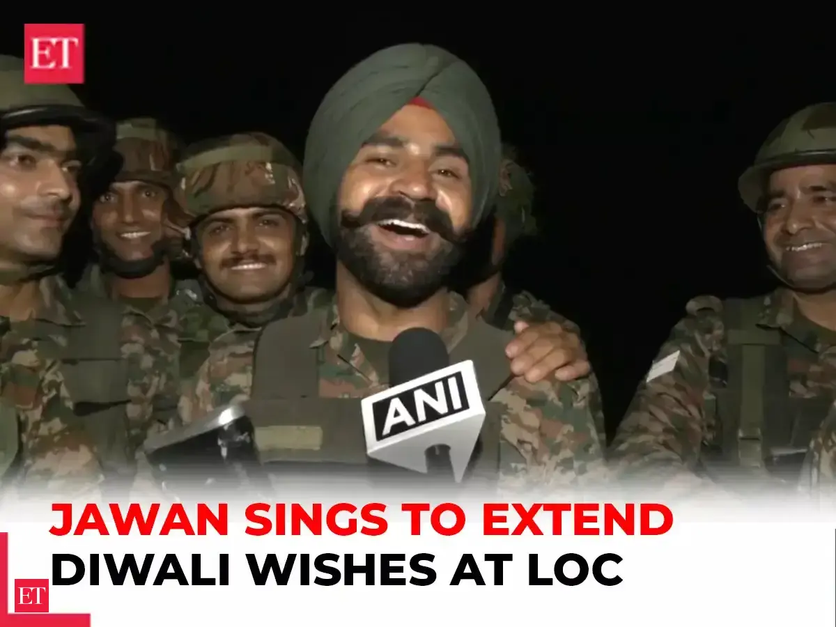 J&K: Indian Army Jawan at LoC sings a song to extend Diwali wishes to ...