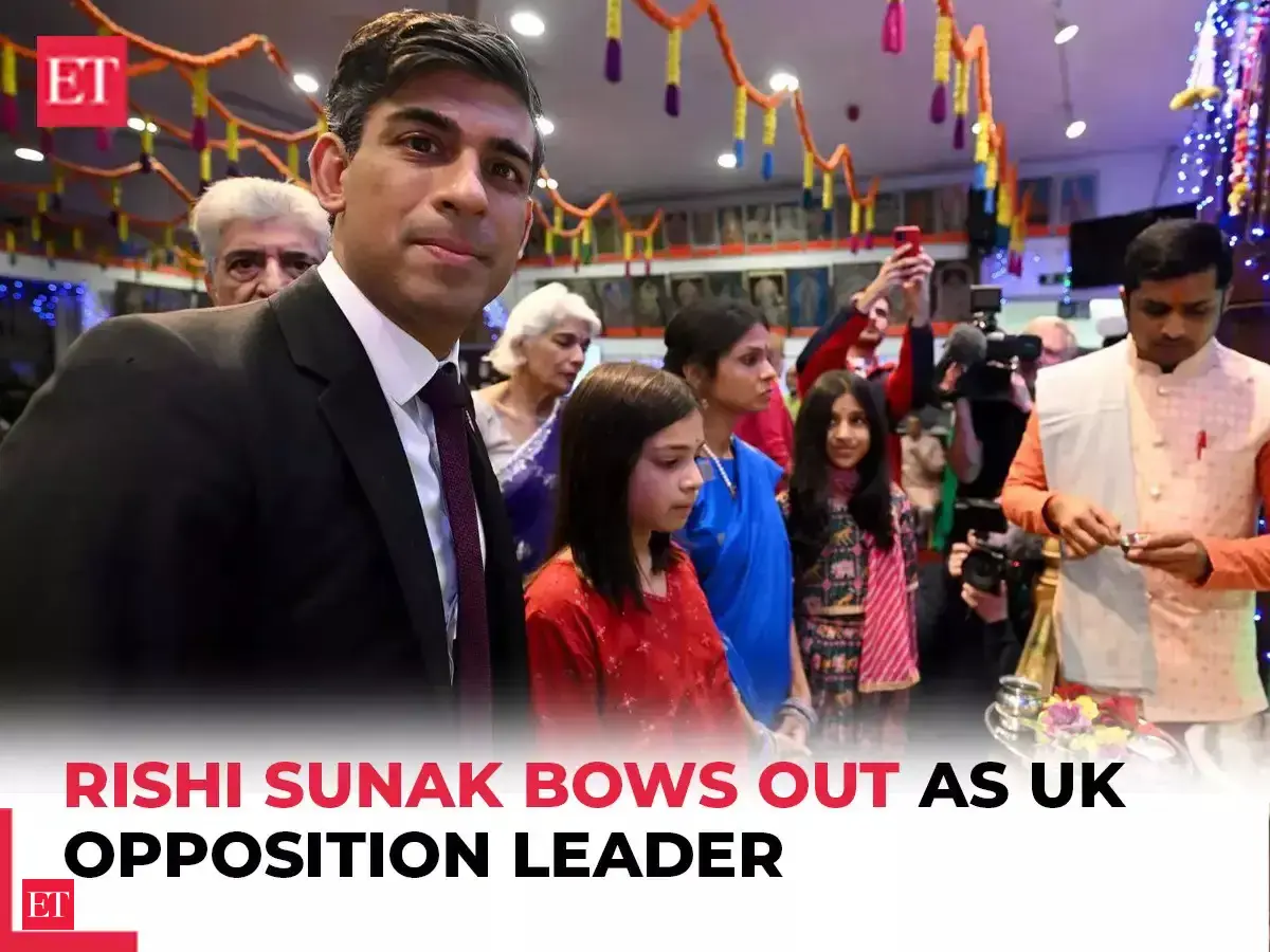 Rishi Sunak resigns as UK opposition leader on Diwali, expresses pride ...