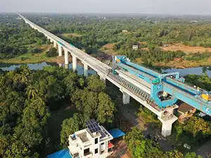 All nine river bridges completed between Vapi and Surat for Mumbai-Ahmedabad Bullet Train ...