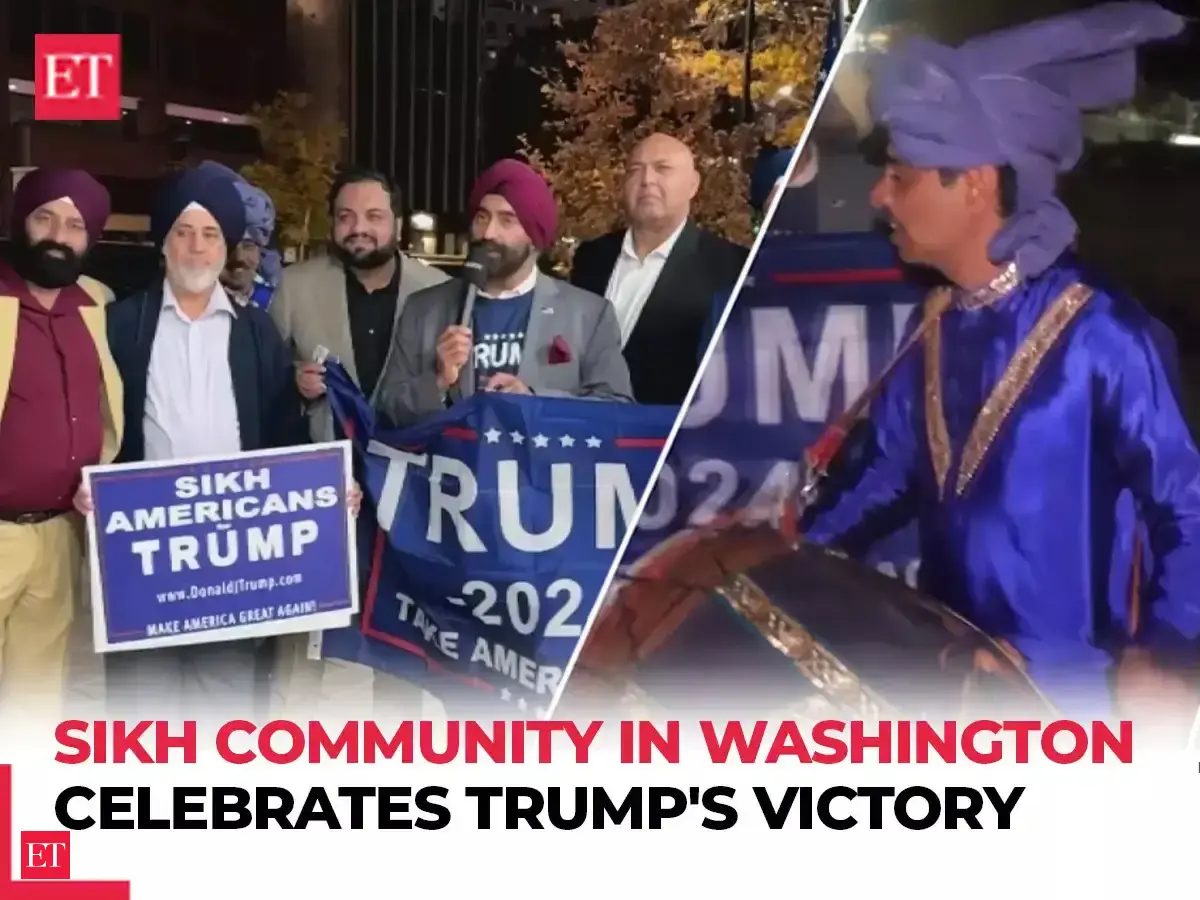 US Elections 2024: Sikh community in Washington DC celebrates Donald ...