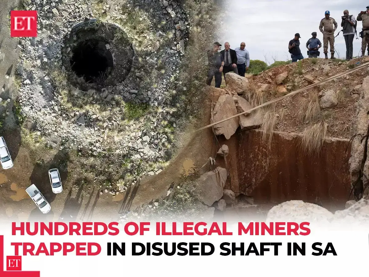 Illegal miners trapped in abandoned mine in South Africa's Stilfontein ...