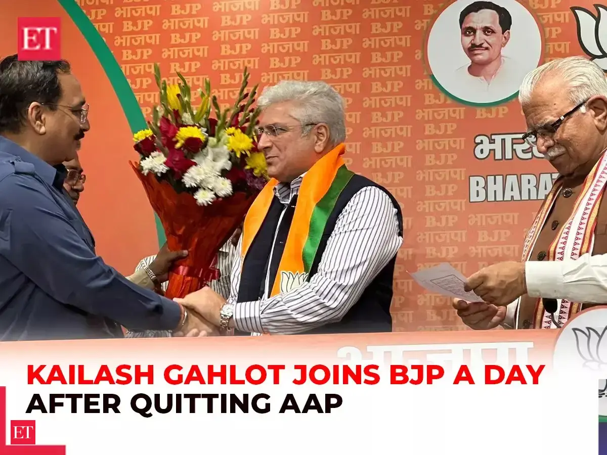 Kailash Gahlot joins BJP a day after quitting AAP, says 'Didn't quit ...