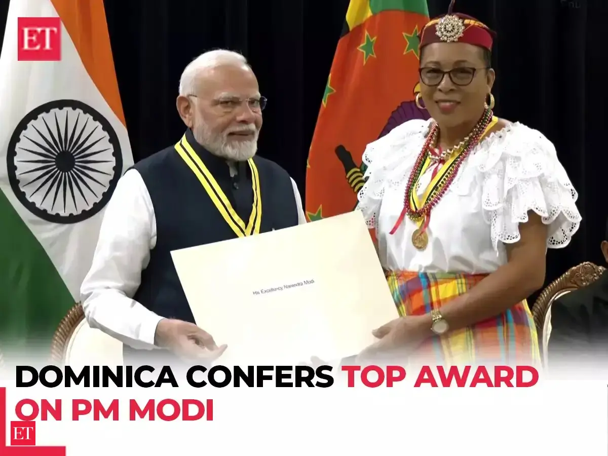 'Dedicate this to 140 crore Indians', says PM Modi as Dominica awards ...