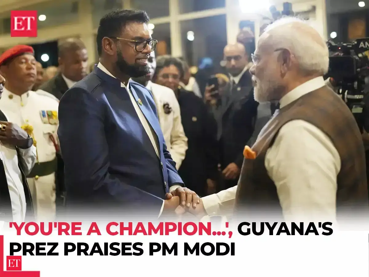 Guyana President Irfaan Ali praises PM Modi for his supportive role ...