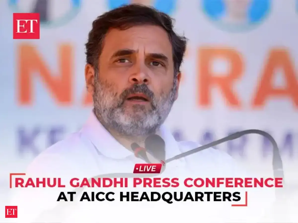 Gautam Adani indictment: Rahul Gandhi Press Conference at AICC ...