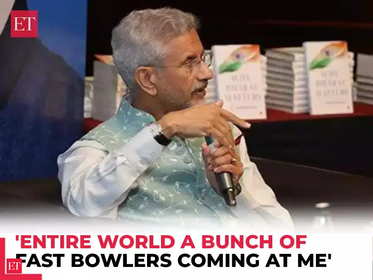 eam jaishankar: EAM Jaishankar uses cricket analogy to define India’s ...