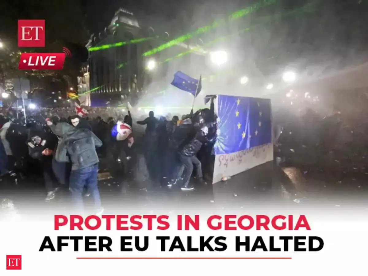 LIVE | Georgia: Thousands protest outside Georgian Parliament after ...