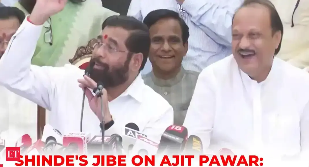 Shinde's jibe on Ajit Pawar: 'Dada has experience of taking oath in the ...