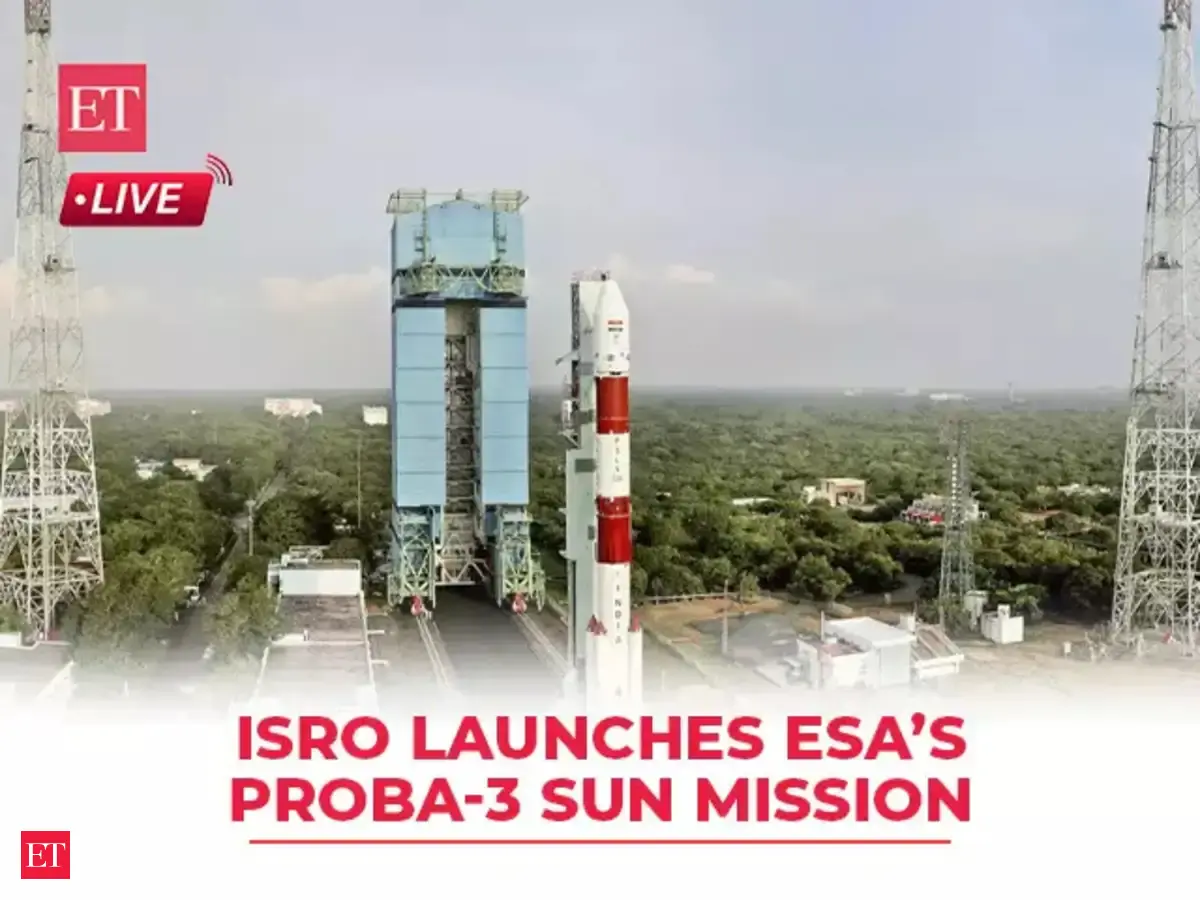 Live: ISRO's PSLV-C59 launches ESA’s Sun-Corona Explorer Proba-3 from ...