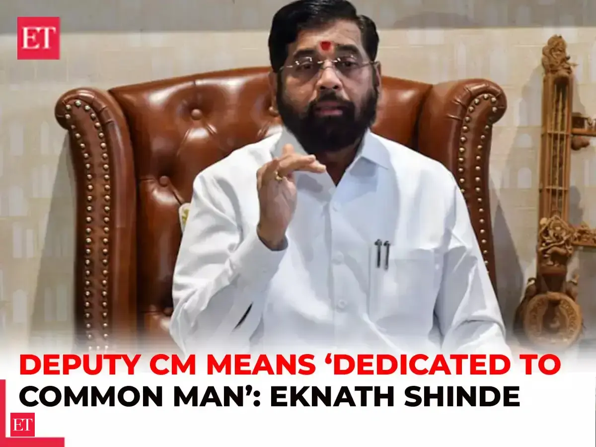 Eknath Shinde’s on taking oath as Maharashtra Deputy CM, says DCM means ...