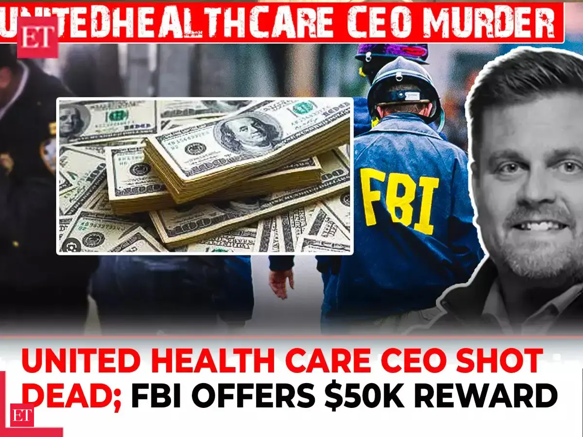 United Health care CEO shot dead; FBI joins NYPD’s manhunt, offers $50K ...
