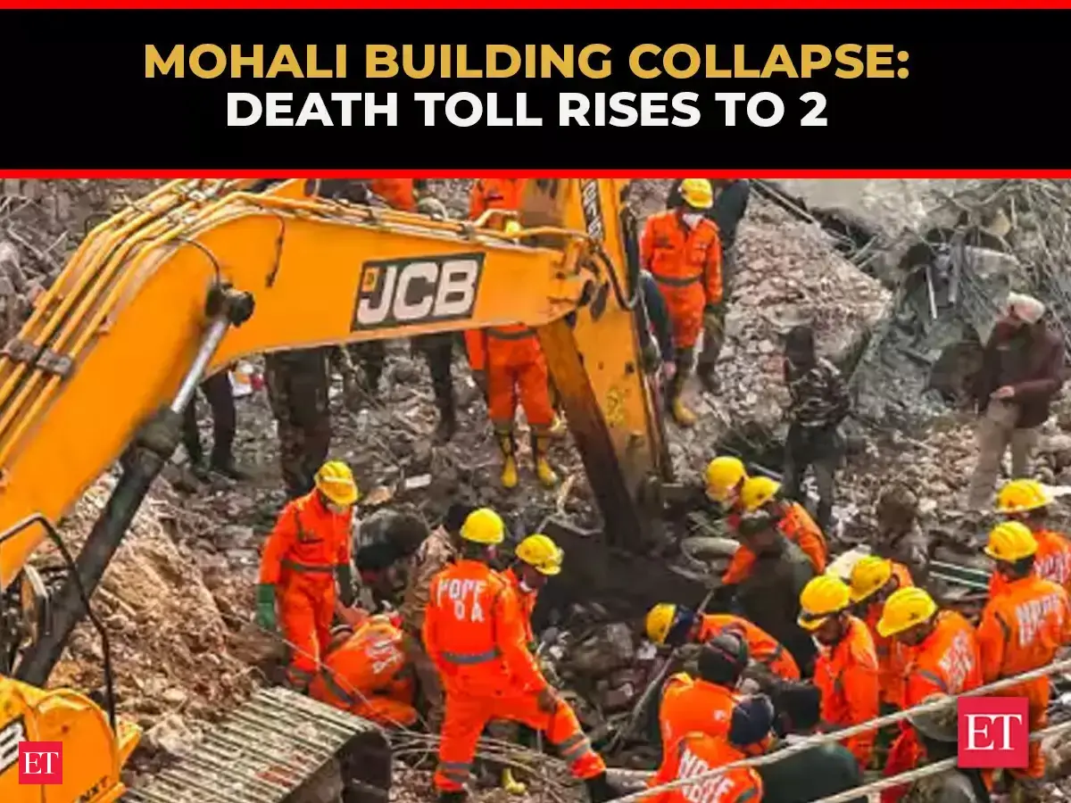 Mohali Building collapse: Death toll rises to two, rescue Ops underway ...