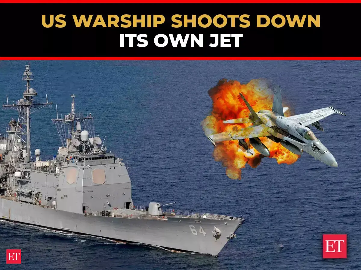 US Navy missile cruiser mistakenly shoots down its own fighter jet ...