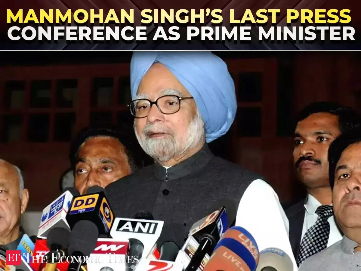 Manmohan Singh’s last press conference as Prime Minister that goes ...