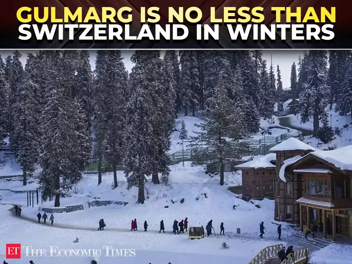 Stunning visuals show J&K's Gulmarg covered in snow, no less than ...