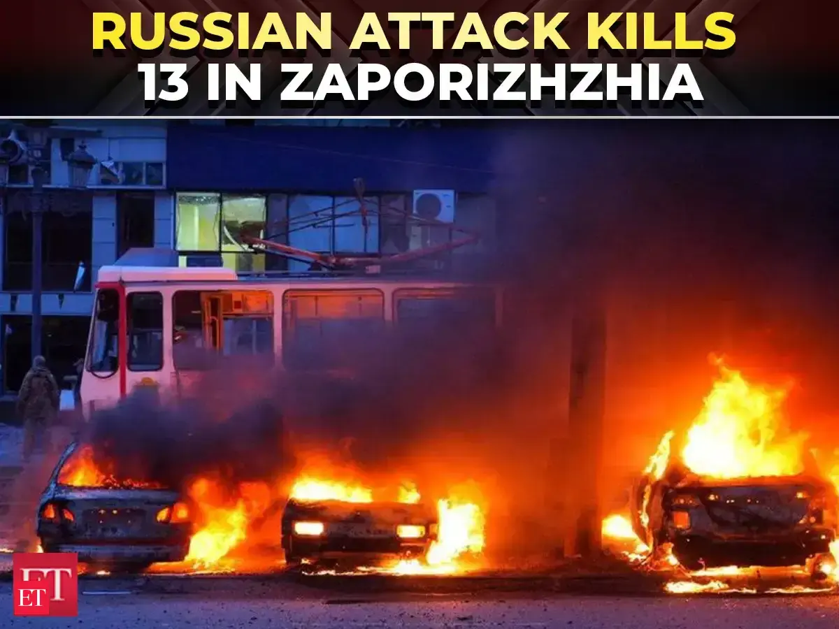 Russian missile strike on Zaporizhzhia hours after Ukrainian drone ...