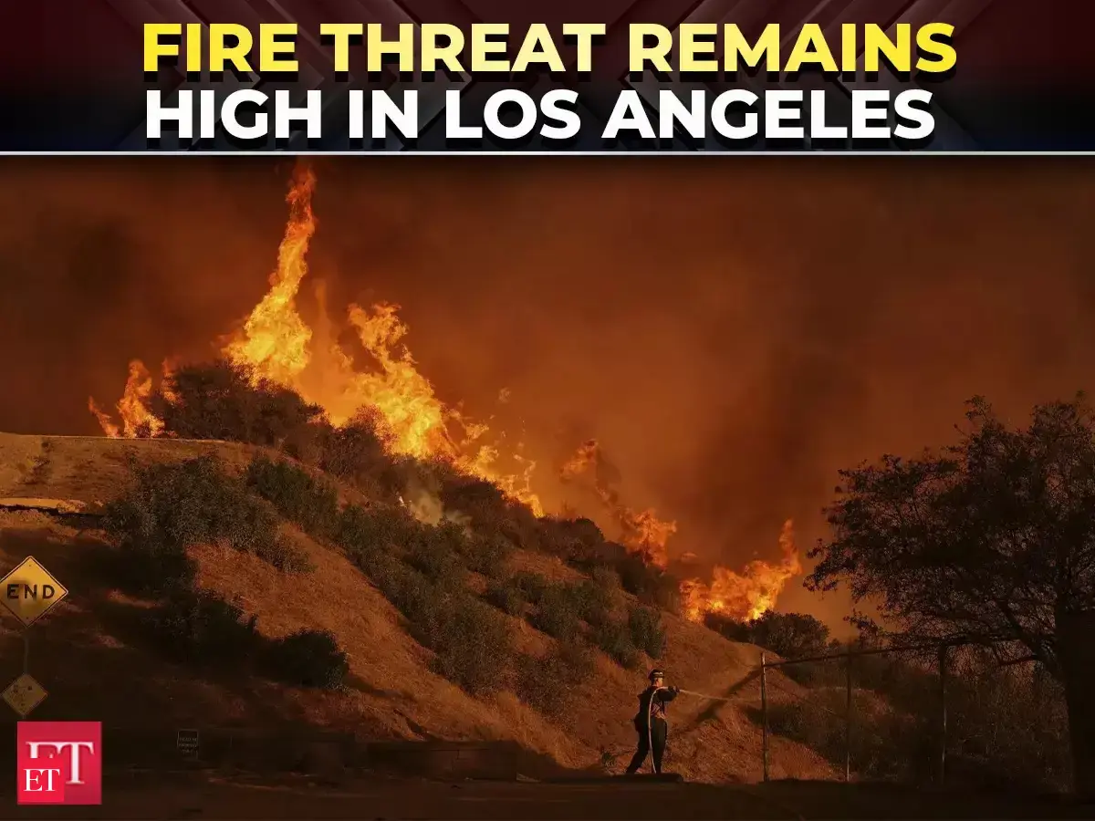 Wildfire update: Fire threat remains high in Los Angeles as winds pick ...