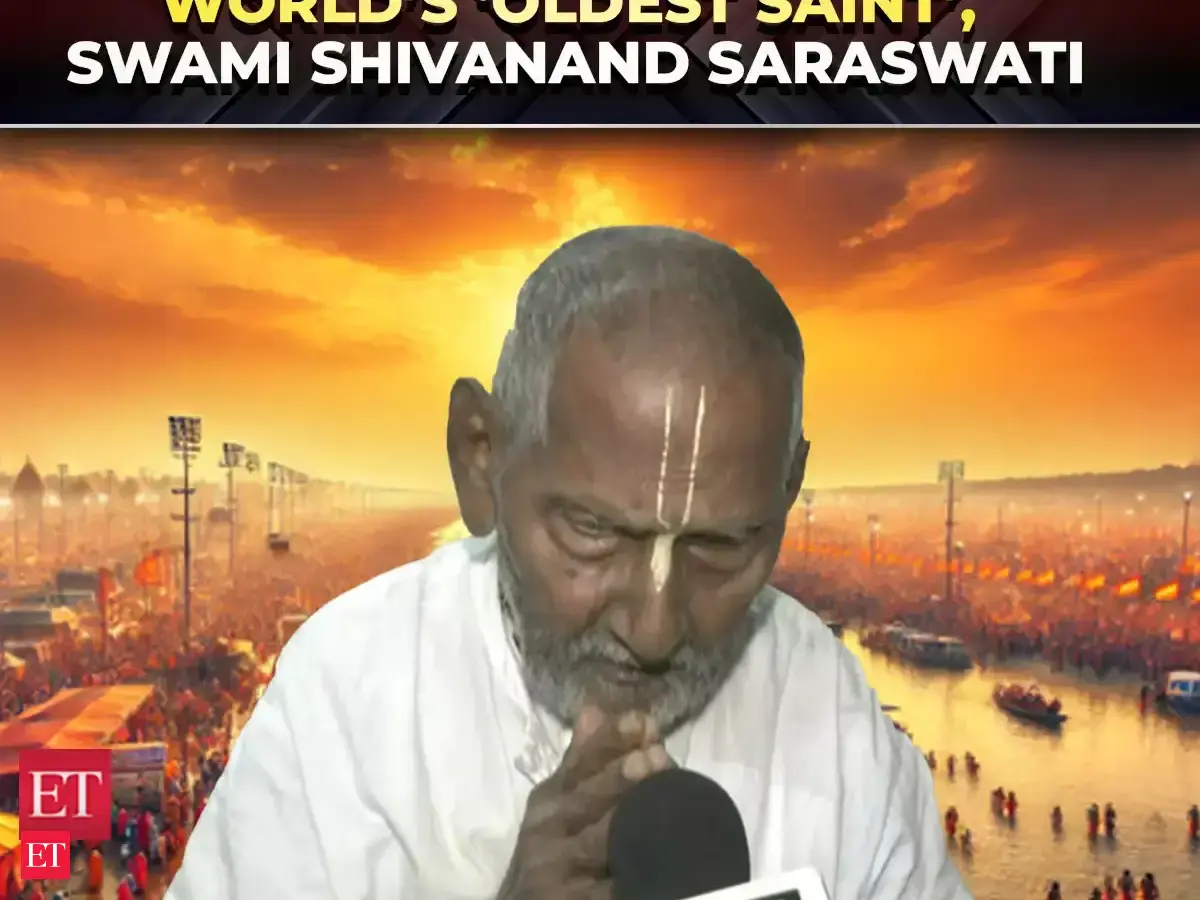 Maha Kumbh 2025: Devotees seek blessings of Swami Shivanand, who claims ...