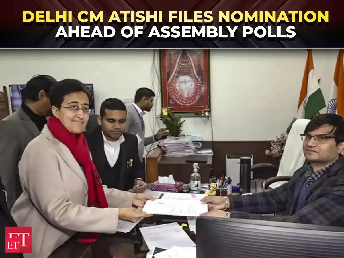 Delhi Assembly Election: CM Atishi files nomination from Kalakji ...