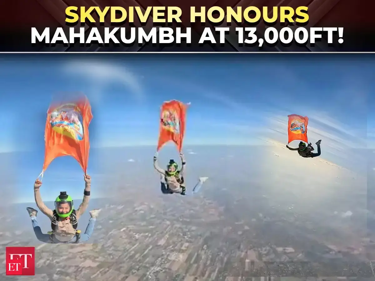 Viral video: Anamika Sharma honours Mahakumbh 2025 with a 13,000 ft ...