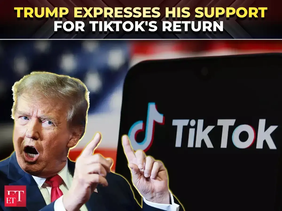 'Tik Tok is Back': US President Trump expresses his support as the ...