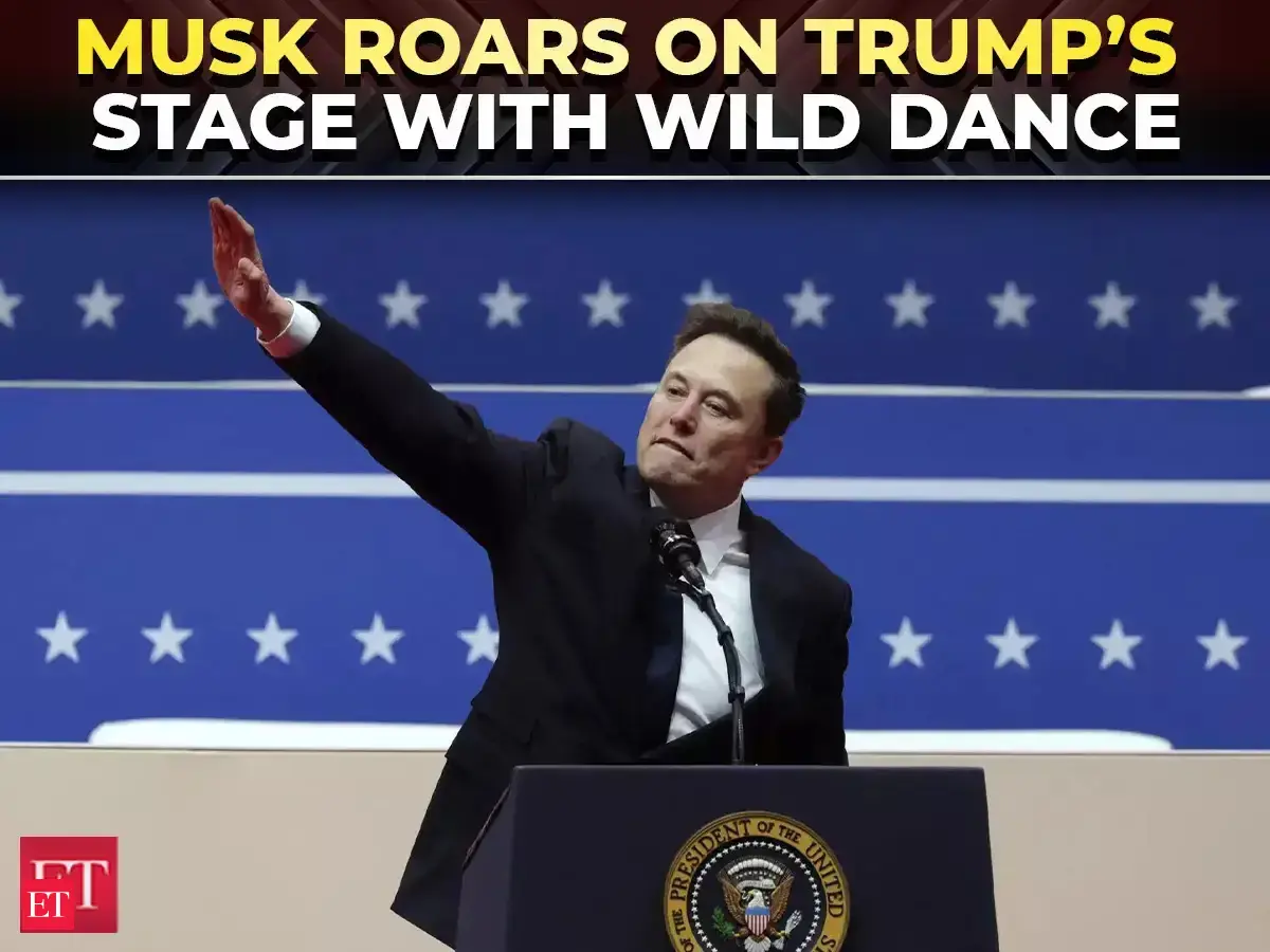 Musk’s bizarre victory dance at Trump’s parade breaks the internet ...
