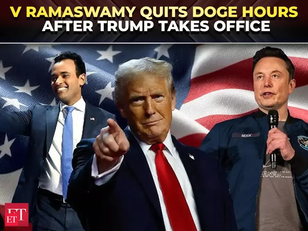 Trump on Day 1: Vivek Ramaswamy quits DOGE hours after Trump takes ...