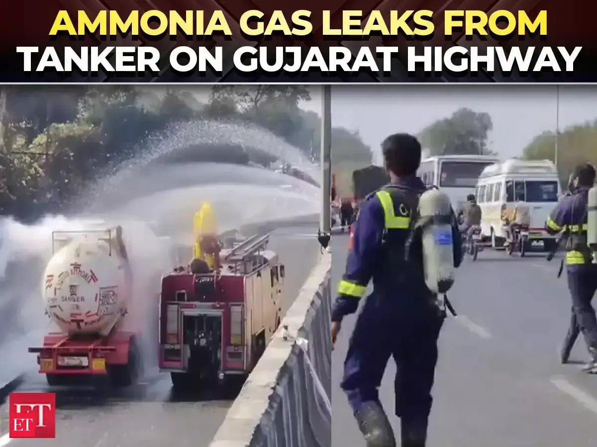 Ammonia gas leaks from tanker after accident on Gujarat highway; nobody ...