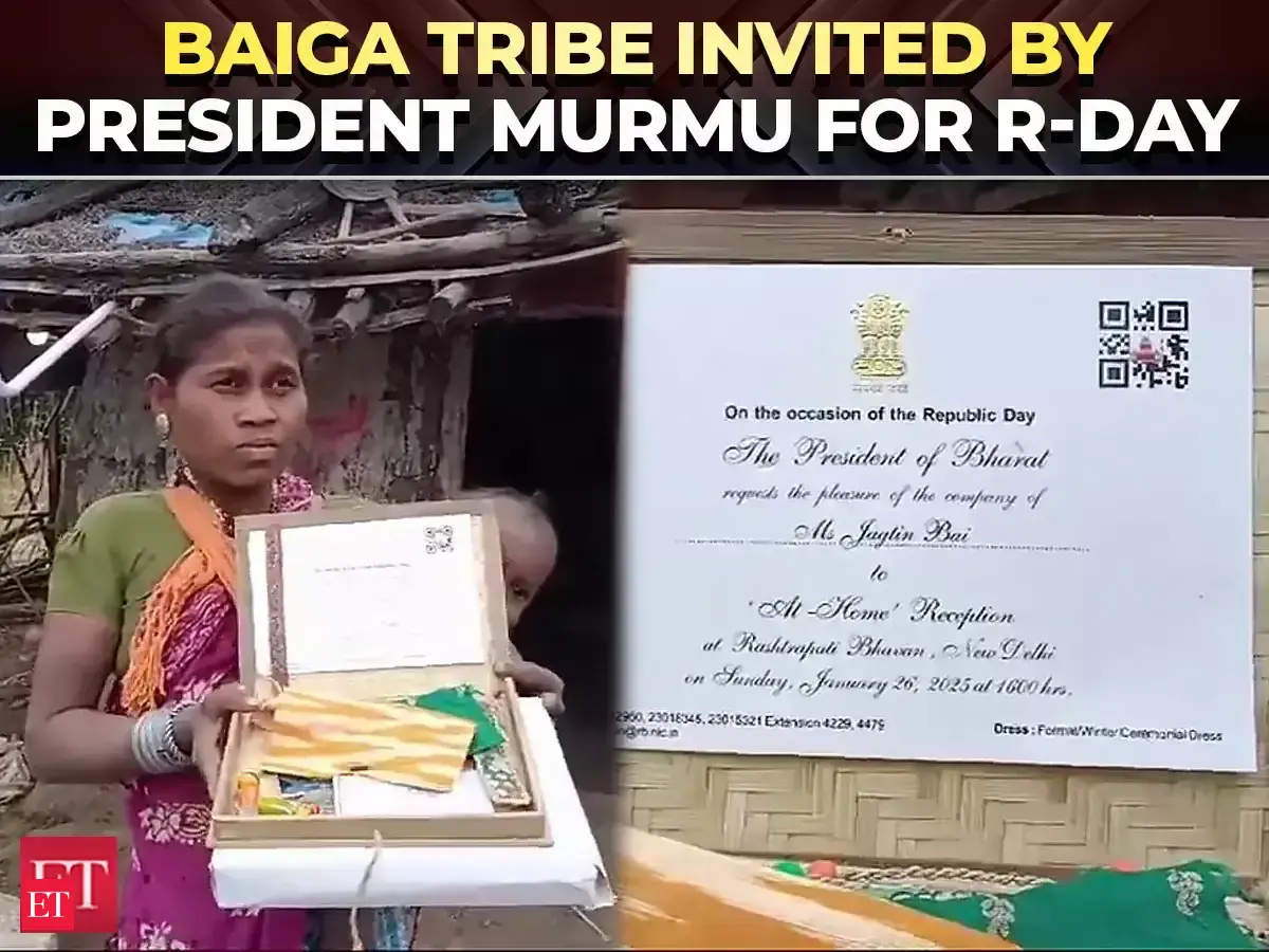 President Murmu invites Chhattisgarh’s Baiga Tribe for Republic Day ...