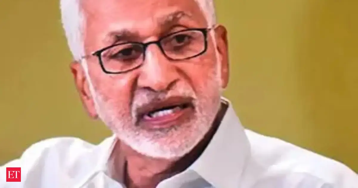 YSRCP's Rajya Sabha floor leader Vijayasai Reddy to resign as MP - The Economic Times