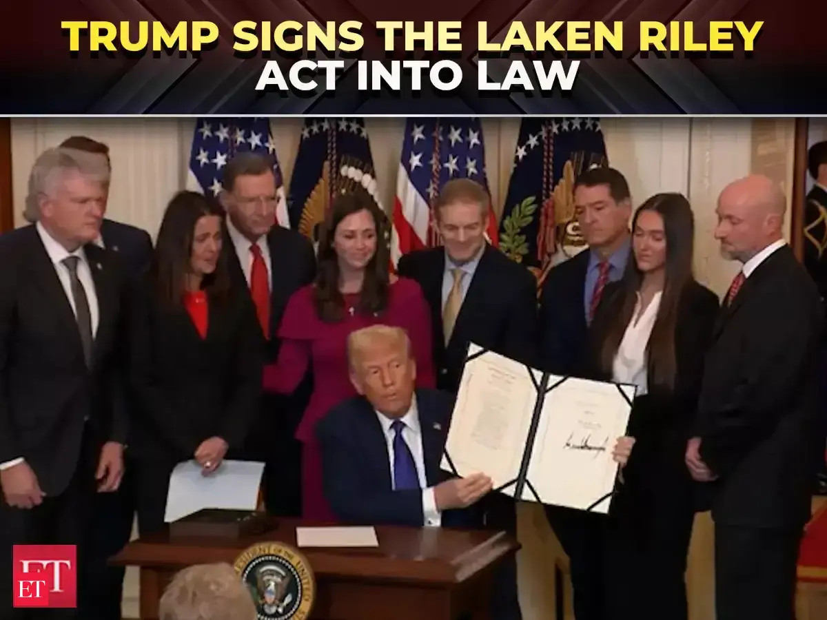 Trump signs the Laken Riley Act into law, the first bill of his second ...