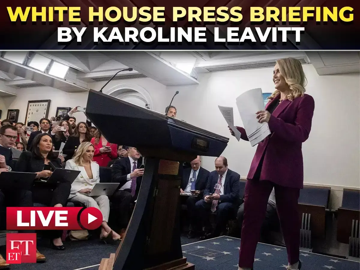 LIVE | White House Press Briefing with Karoline Leavitt - The Economic ...