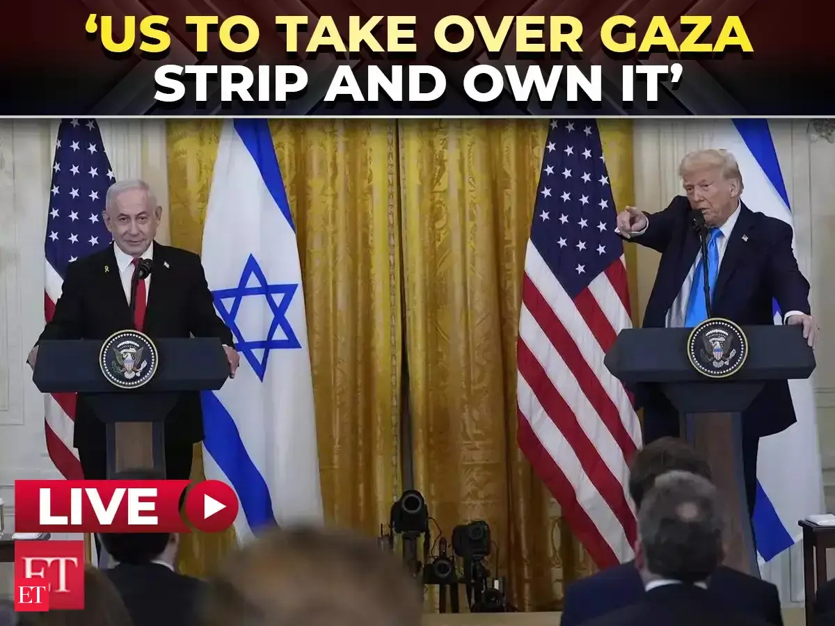 Israel Palestine conflict: LIVE| Trump meets Israel PM Benjamin ...