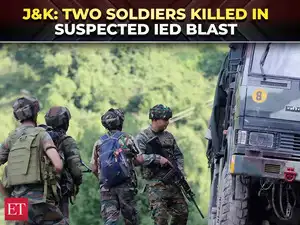 Captain among 2 soldiers killed in 'IED' blast near J&K border fence ...