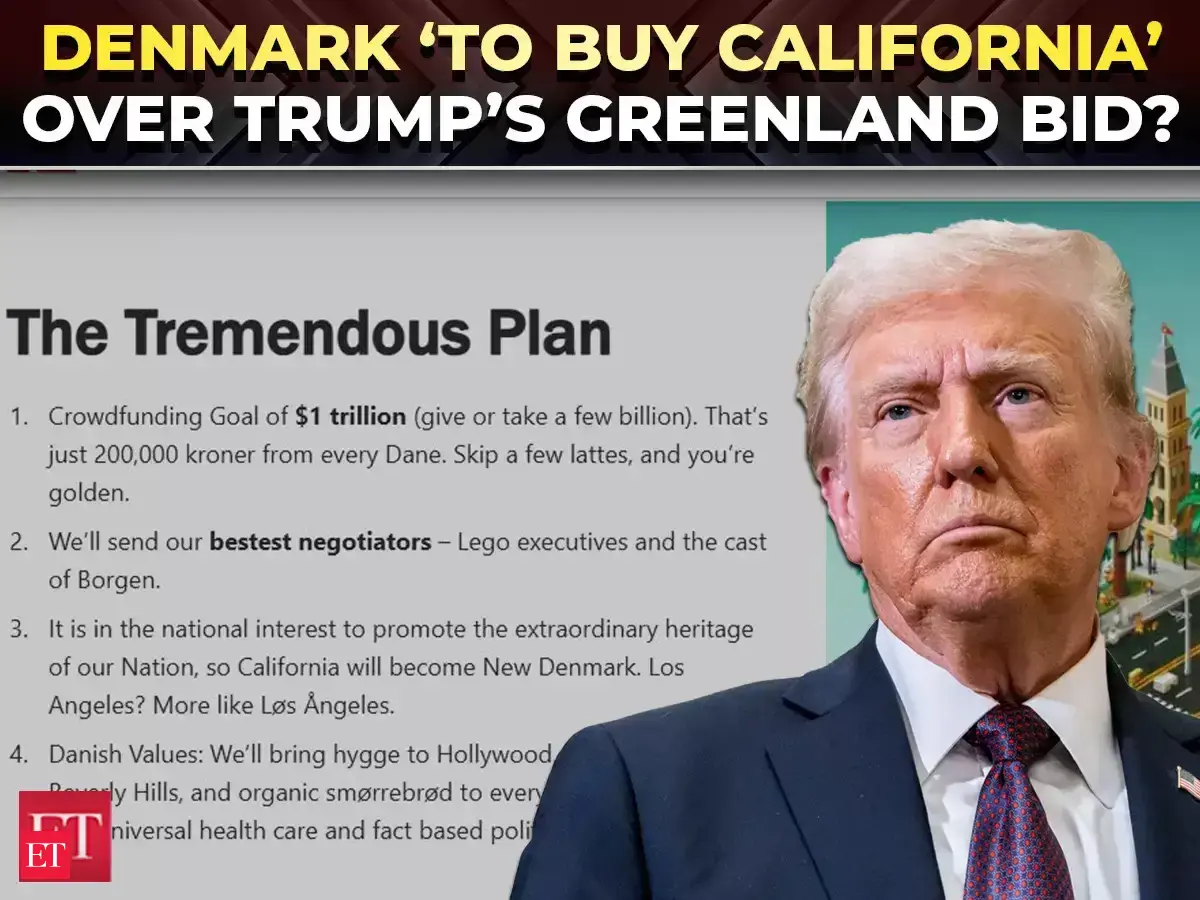 donald trump: ‘We’ll buy California’: Denmark citizens retaliate to ...