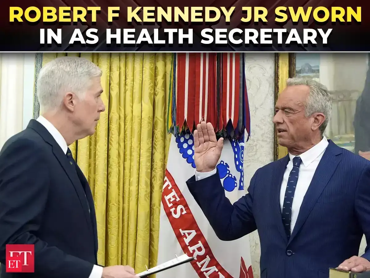 robert f. kennedy jr: RFK Jr. sworn in as Trump’s Health and Human ...