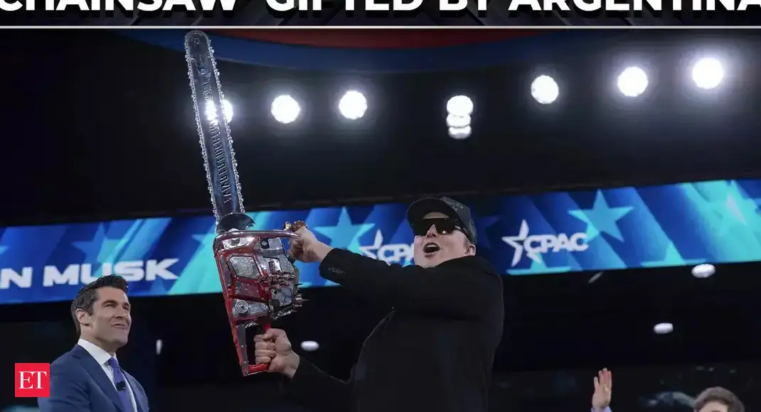 Elon Musk: Musk waves chainsaw on stage: From DOGE dividend to Fort ...