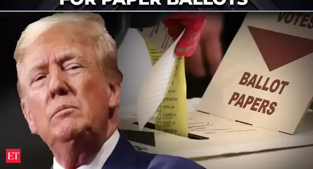 Trump urges governors to switch to paper ballots and same-day voting ...