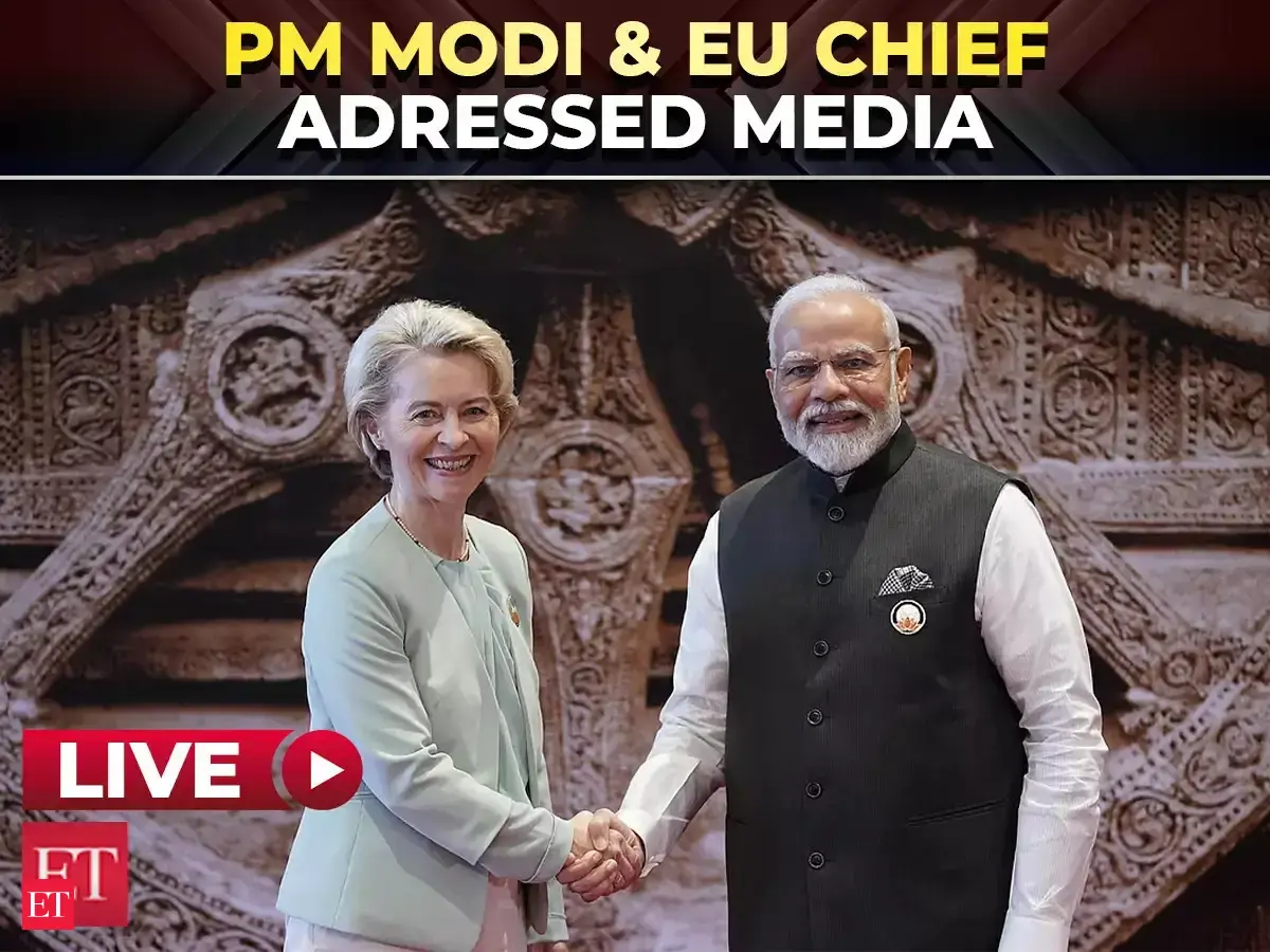 LIVE | PM Modi & EU Commission President Hold Press Meet in Delhi - The ...