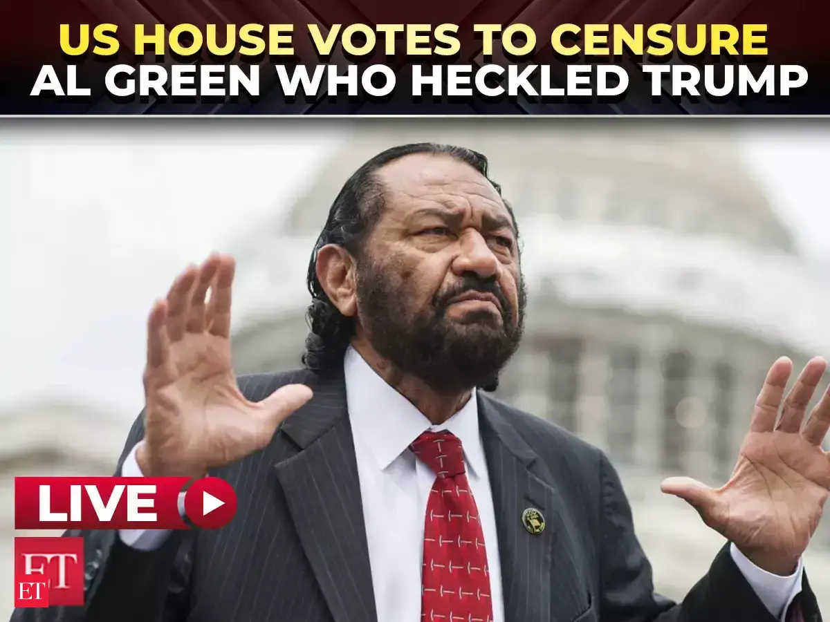 LIVE | US House votes to censure Congressman Al Green for heckling ...