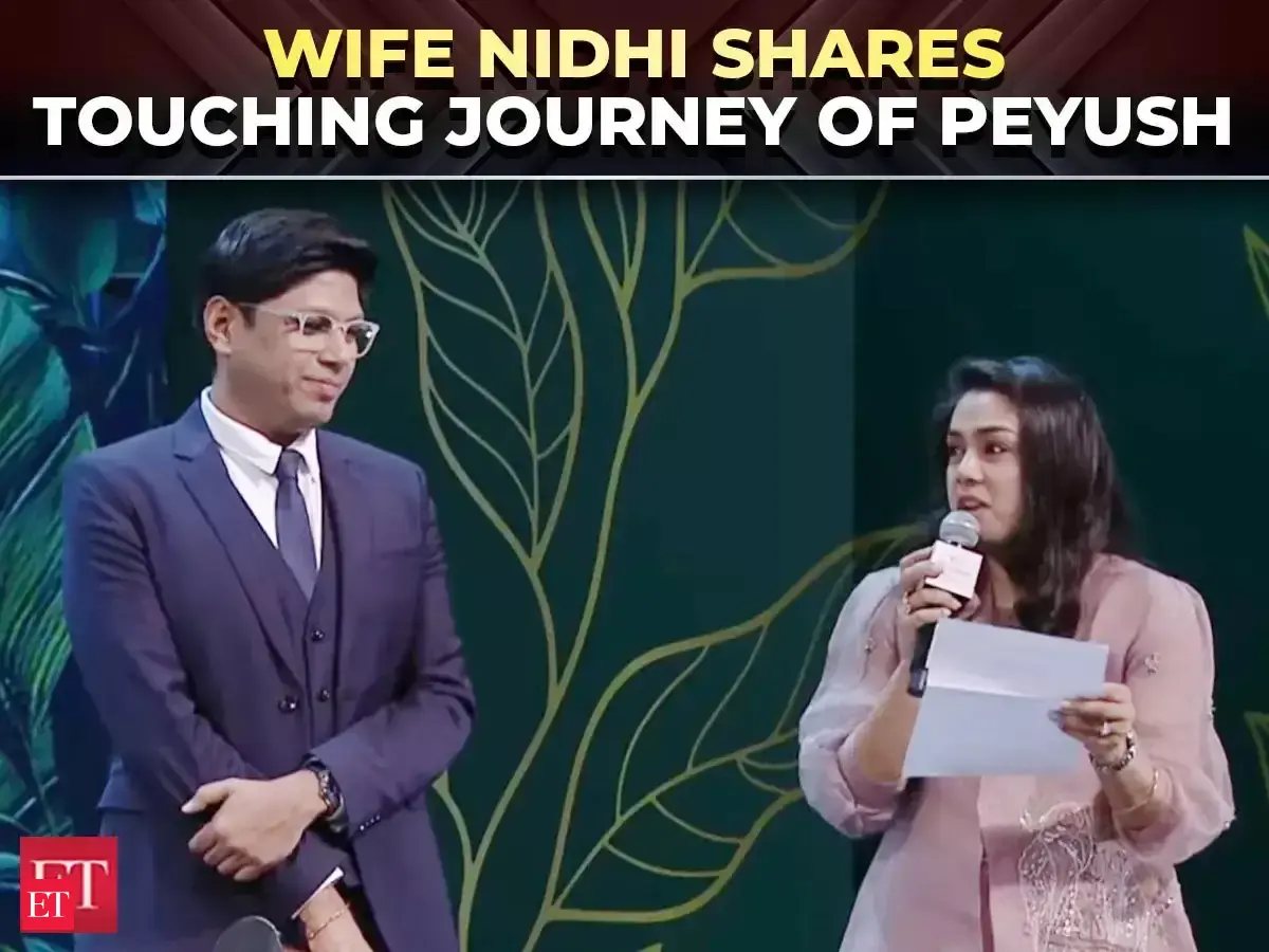 ET Awards | Nidhi Mittal Bansal’s heartfelt message to husband Peyush ...