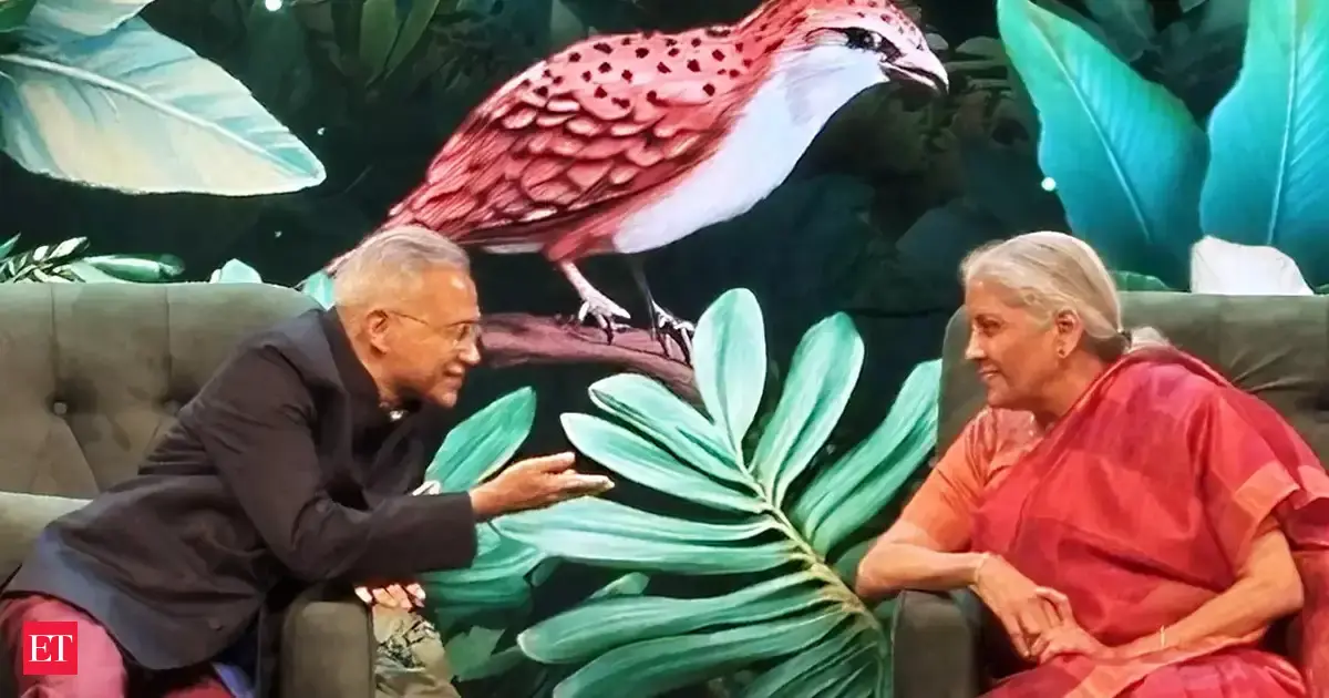 ET Awards: GST rate cut, slabs review in works, says Finance Minister Nirmala Sitharaman - The ...