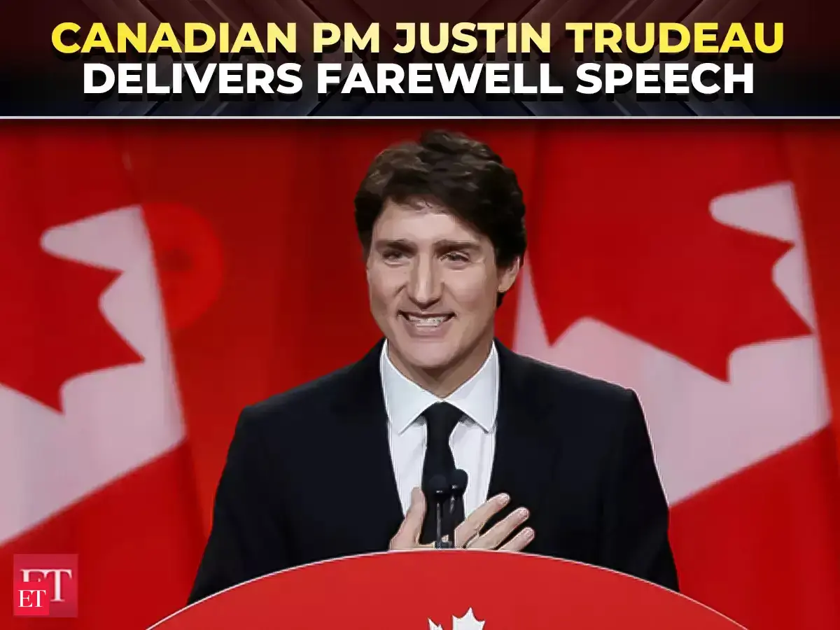 'I'm damn proud…': Justin Trudeau's final speech as Canada's PM ahead ...