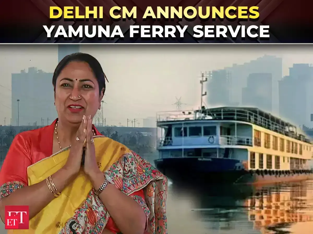 Delhi CM Rekha Gupta announces 'small ferry' cruise on Yamuna, set to ...