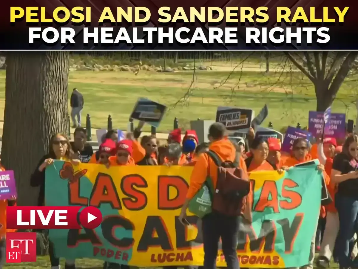 LIVE | Nancy Pelosi, Bernie Sanders protest against DOGE, lead ‘Save ...