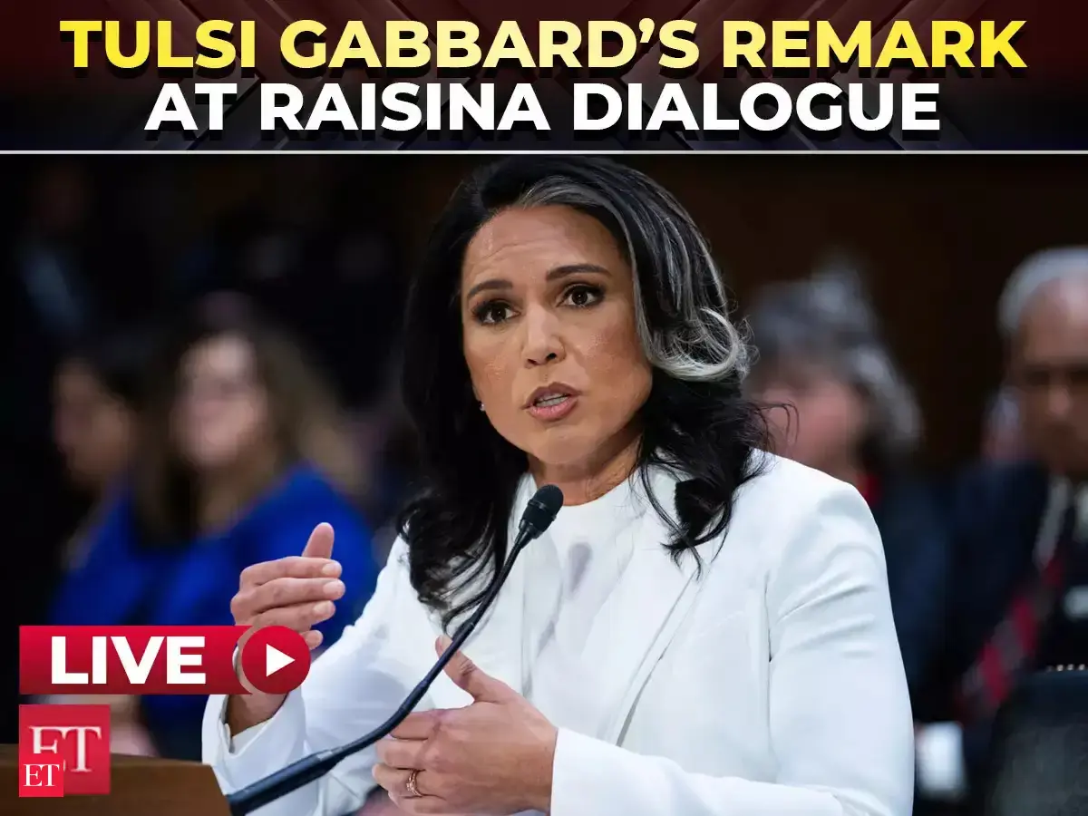 LIVE | Tulsi Gabbard at Raisina Dialogues 2025: 'If we are not at peace ...