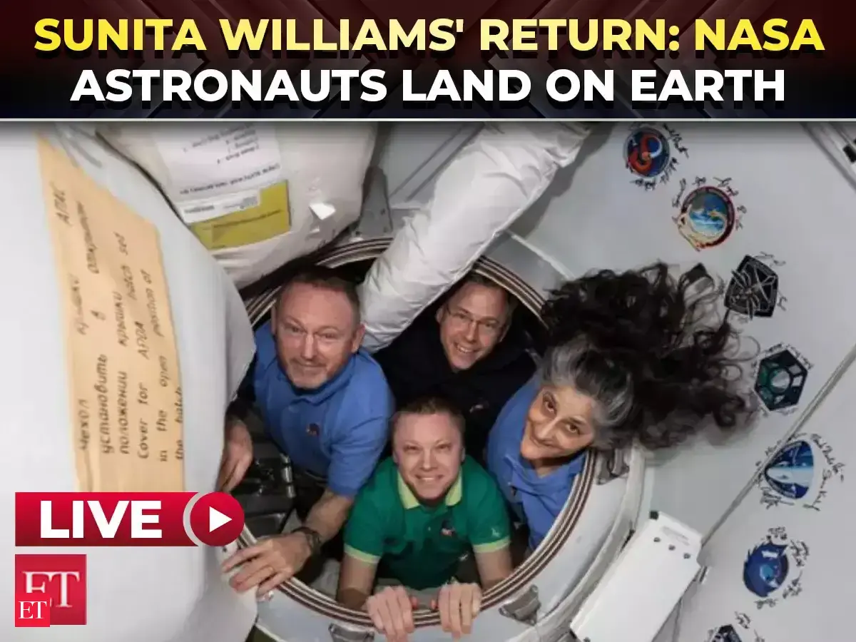Sunita Williams: LIVE | Sunita Williams' return: NASA astronauts land ...